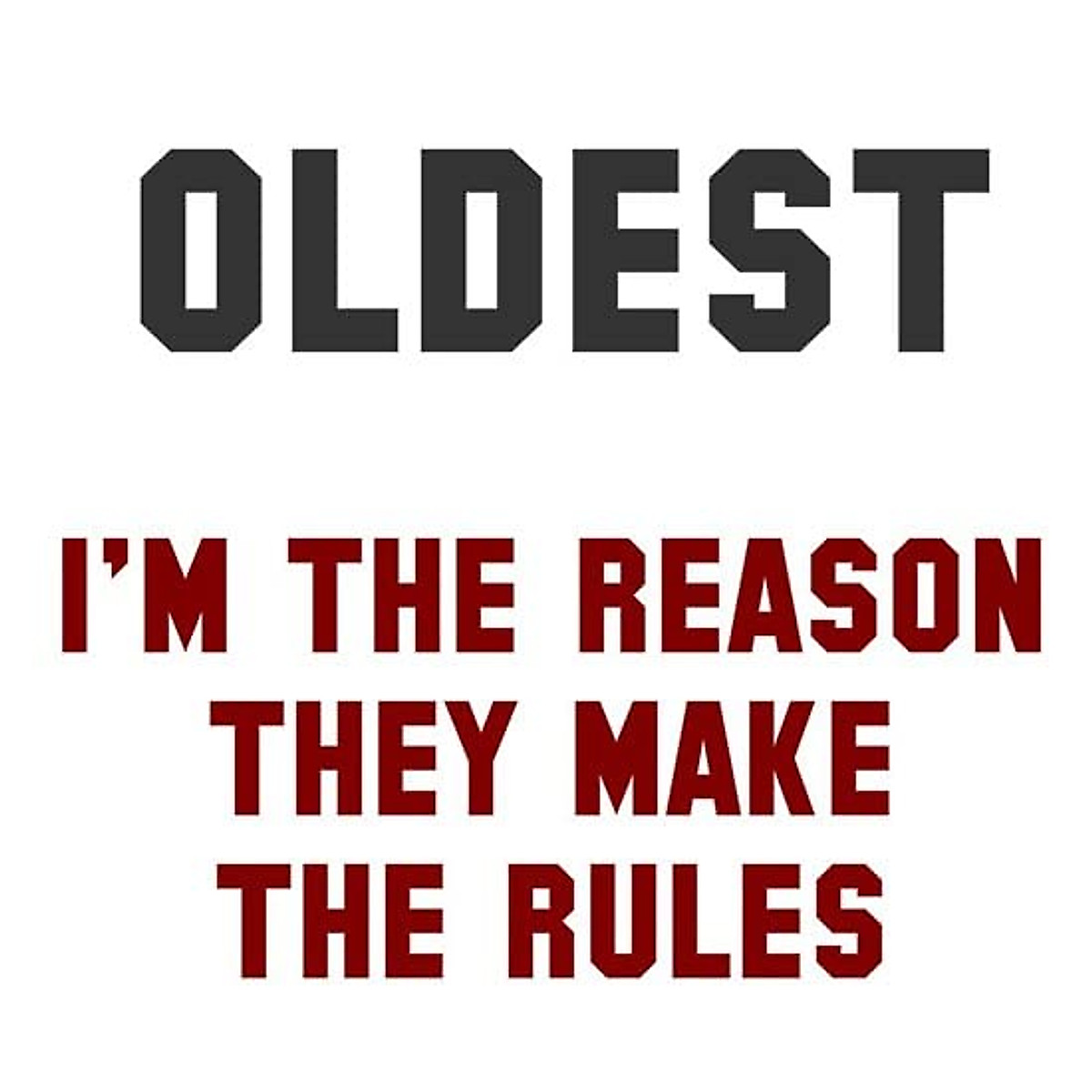 CafePress Oldest Middle Youngest Rules Mug Ceramic Coffee Mug, Tea Cup 11 oz