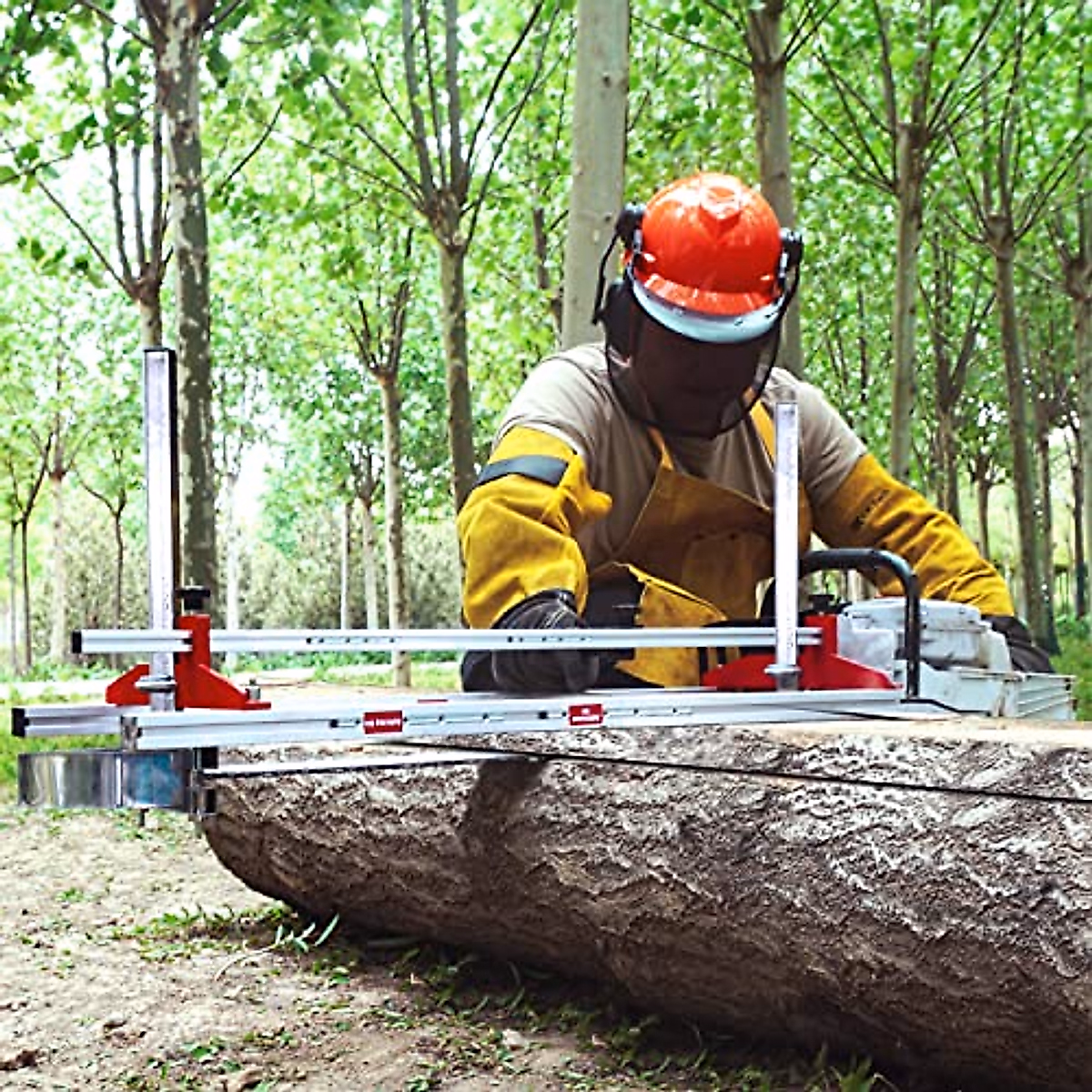 Zozen Chainsaw Mill, Sawmill - Saw Mill Portable Sawmill, Can be Assembled into 3 sizes for Independent Use, Suitable for 14-36inch, A Flexible Cutting Guide System for Builders and Woodworker.