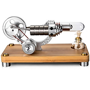 Sunnytech Hot Air Stirling Engine Solar Mendocino Motor Magnetic Levitating Educational Model M14-03-S-QZ05