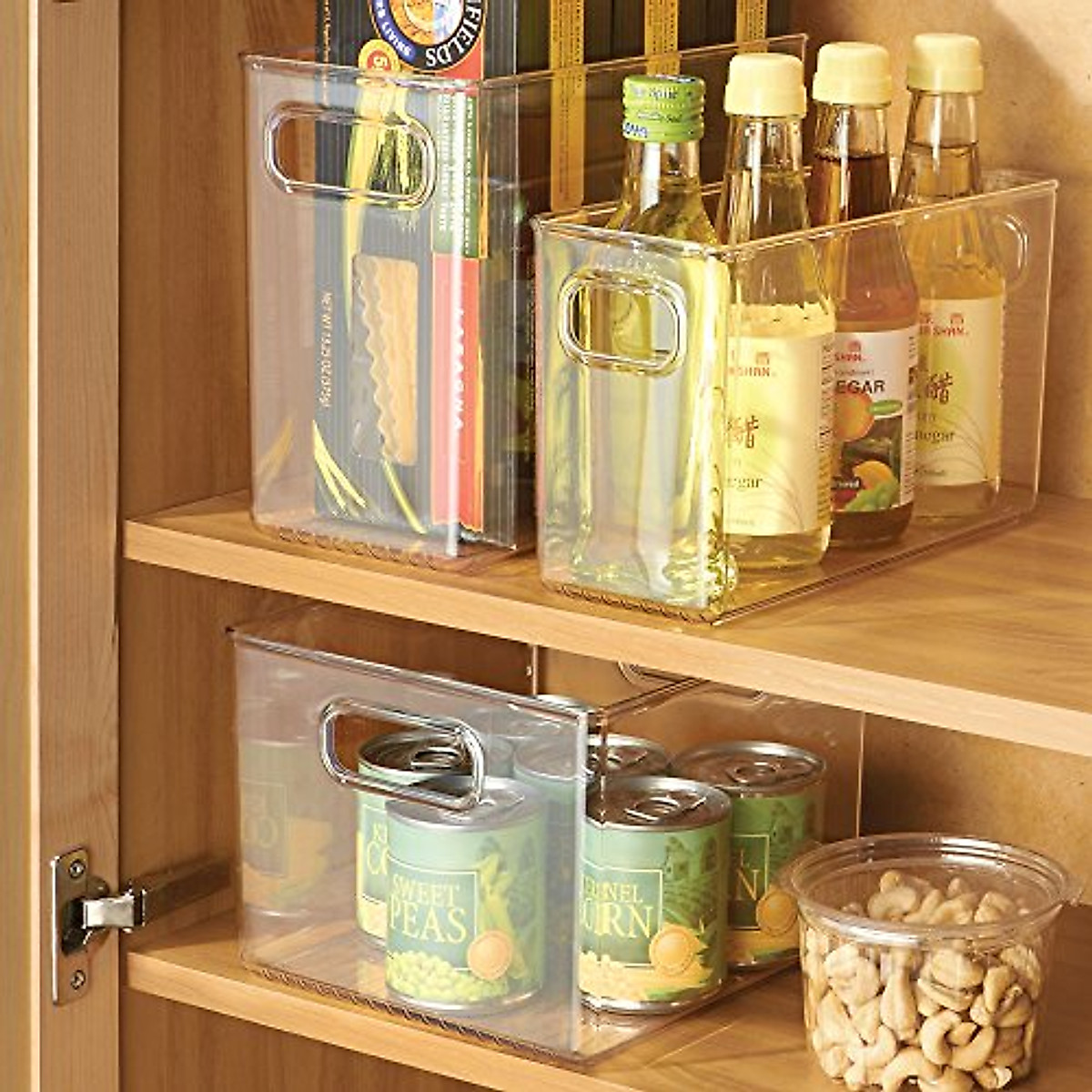 iDesign Extra Large, InterDesign Refrigerator, Freezer and Pantry Storage Container – Food Organizer Bin for Kitchen, Clear