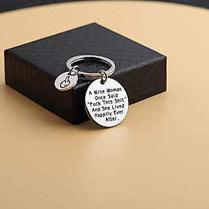 TGBJE Divorce Gift A Wise Woman Said She Lived Happily Ever After Female Empowerment Gift Best Friends Gift (F This Shit)