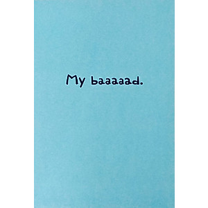 Greeting Card Holy Sheep I Missed Your Birthday Belated My Bad