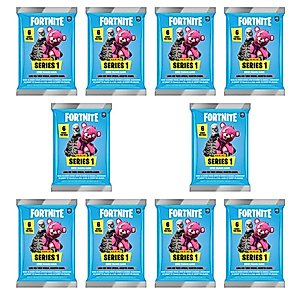2019 Panini Fortnite Series 1 Trading Cards, 10-Pack Mega Bundle