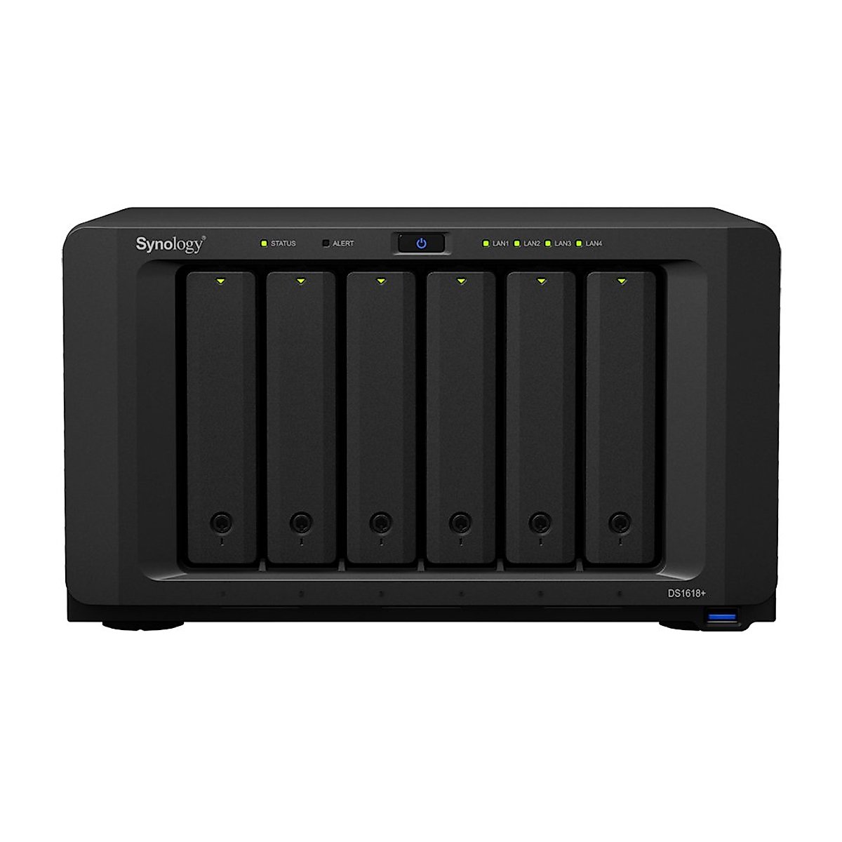 Synology DiskStation DS1618+ NAS Server for Business with Intel 2.1GHz CPU, 32GB Memory, 12TB SSD Storage, DSM Operating System, iSCSI Target Ready
