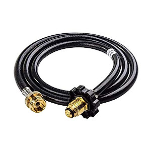 SHINESTAR Grill Cover and 5FT Propane Hose Adapter, Upgraded Set for Coleman Roadtrip 285, LXE, LXX, and 225 Propane Grill