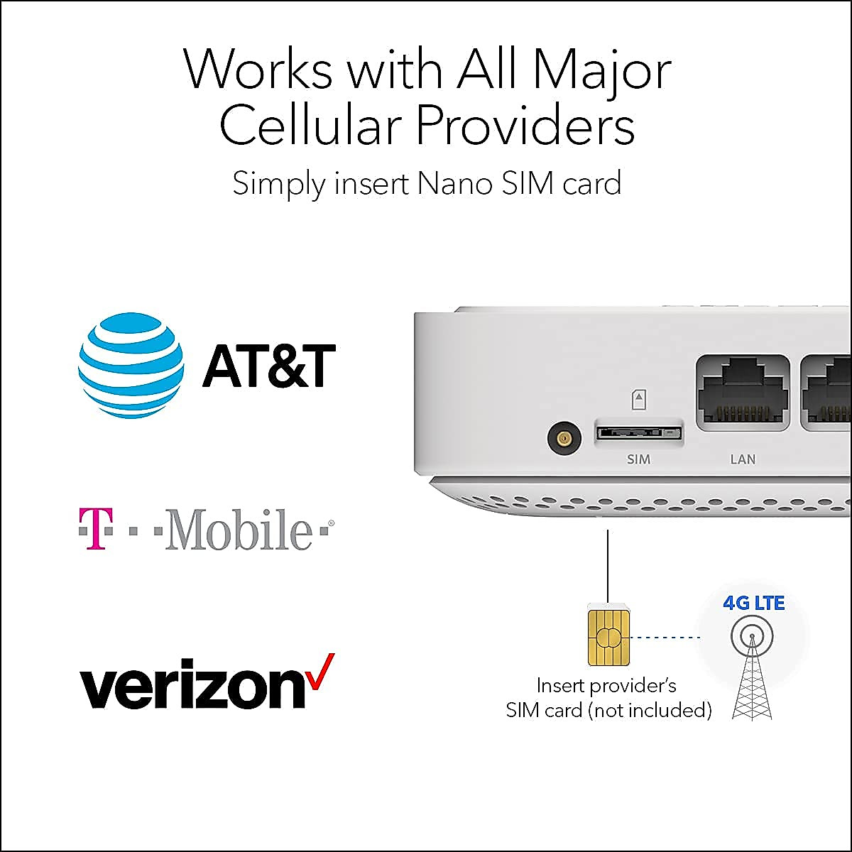 NETGEAR 4G LTE Broadband Modem (LM1200) – Use LTE as a Primary Internet Connection (Renewed)