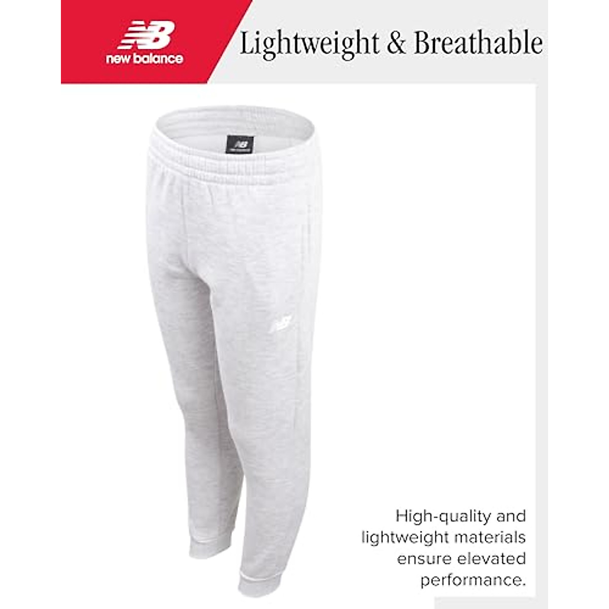 New Balance Boys' Active Sweatsuit - 2 Piece Waffle Knit Hoodie Sweatshirt and Sweatpants - Jogger Pants Set for Boys, 7-12, Size 12, Cobalt/Grey