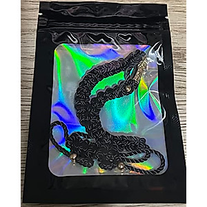 CHAVARIOS Black Saint Jude Thaddeus Thread Bracelet Pulsera Roja de hilo de San Judas Tadeo