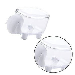 Apothecary Party with Holder, Clamp Containers Canister Accessories Jewelry Jar Clear Makeup Sheep Organizer Toothpicks Container Sheep- Cosmetics Sundries Countertop