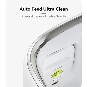 NARWAL Freo Robot Vacuum and Mop Comb, Washing & Drying, Dirt Sense Ultra Clean, Auto Add Cleaner, LCD Display, Smart Swing, Arcuate-Route, WiFi, APP Control, White