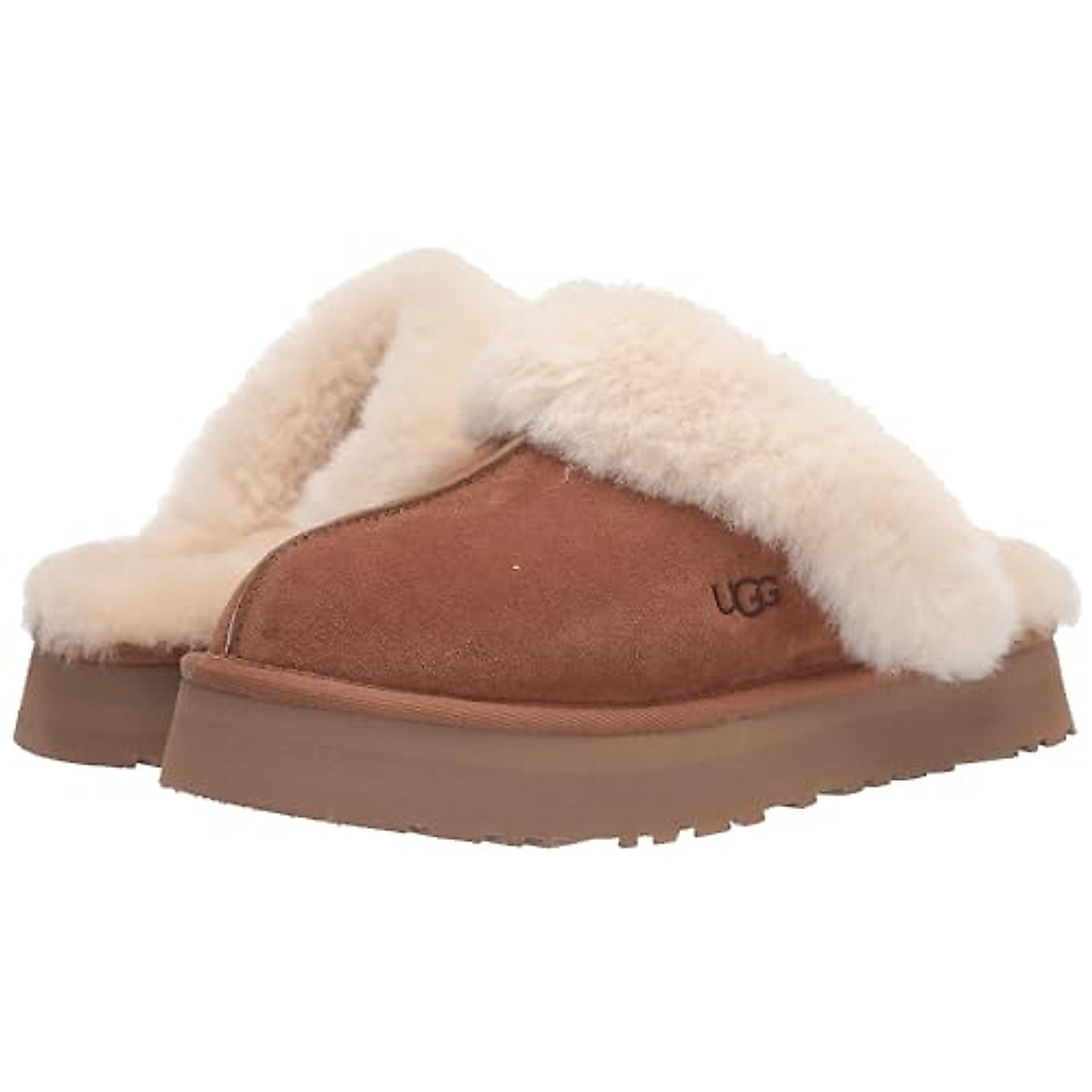 UGG Women's Disquette Slipper, Chestnut, 8