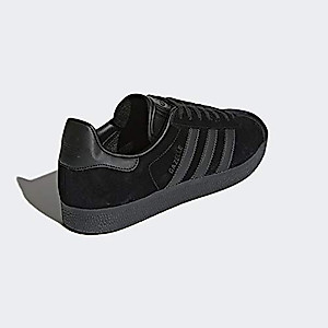 adidas CBLACK Men's Gazelle blackCore Core Black 9.5 US, Wide