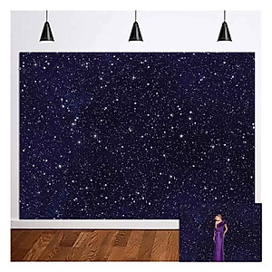 Night Sky Star Universe Space Starry Photography Backdrops Early 2000s Galaxy Stars Children Boy Girl Birthday Party Photo Background Newborn Baby Shower Banner Props 5x3ft