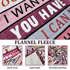 to My Girlfriend Blanket, Valentine's Day Gifts for Girlfriend, Girlfriend Birthday Gifts, Romantic Gifts for Her Girlfriend, Girlfriend Gifts, Soft Flannel Throw Blankets 50"x60"
