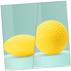 NOLITOY 2pcs Pet Toy Ball Dog Rugby Toys Plastic Sports Balls Dog Football Toys Interactive Rugby Toys Dog Molar Toy Dog Bite Toys Dog Balls Dog Interactive Toys Dog Chew Toy Pet Chew Toys