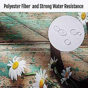 Britimes 4 Piece Shower Curtain Sets, Western Rustic with Non-Slip Rugs, Toilet Lid Cover and Bath Mat, Durable and Waterproof, for Bathroom Decor Set, 72" x 72"