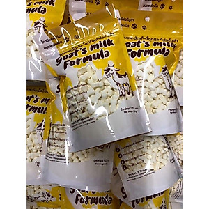 GOATMILK FUMULA 100% Sterilized Goat Milk Replacer 300 Tablets for Dog Puppy Cats Pet Milk Replacer Supplement High Protein Calcium Nourish Bones Teeth Strengthens Immunity Milk Replacement 500 g.