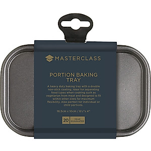 MasterClass Small Non-Stick Baking Tray, 16.5 x 10 cm, Grey