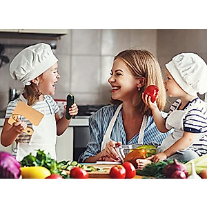 10 Pieces Wooden Kids Kitchen Knife Set, Include Wood Kids Knife Plastic Potato Slicers Cooking Knives Children's Safe Knifes Cake Scraper Kids Cute Rectangle Cutting Board