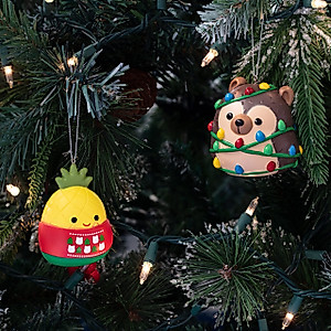 Kurt Adler Squishmallows Christmas Ornament 5-Pack Set - Five Squishmallow Holiday Tree Ornaments - Officially Licensed - Gift for Kids