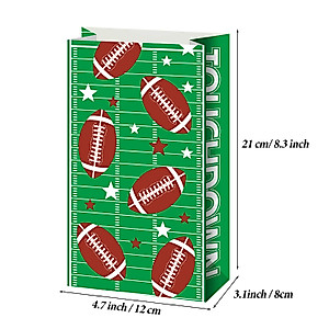 Blulu 30 Pieces Paper Santa Clause Suit Print Treat Bags, Christmas Bags Santa Bags Candy Goodie Gift Bags for Holiday Christmas Party Favor, 8.3 x 4.7 x 3.1 Inch