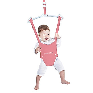 Baby Door Jumpers and Bouncers Exerciser Set with Door Clamp Adjustable Strap for Toddler Infant 6-24 Months…