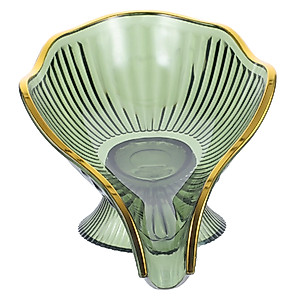 Cabilock 4pcs Necklace Stand Bracelet Storage Plate self draining soap Tray Plastic soap Dish Waterfall Shower soap Container Jewelry Dish Ring Dish take a Bath Body soap The pet