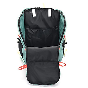 40L Lightweight Waterproof Hiking Backpack with Rain Cover,Outdoor Sport Travel Daypack for Cycling Skiing Camping Climbing (Mint Green)