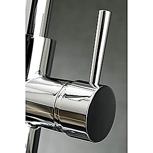 Kingston Brass Gourmetier LS8721DL Concord Single-Handle Pull-Down Kitchen Faucet, Polished Chrome, 8-3/8 inch in Spout Reach