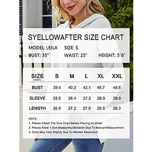 Women Casual Pullover Hoodie Tunic Tops Casual Long Sleeve Sweatshirt Loose Soft Pullover Beige Large