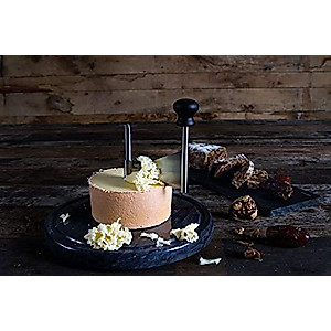 Cheese Curler - Marble Pro Stainless Steel - Best for Cheese Wheel or Chocolate - Multifunctional Rust-Proof Shredder - Manual Handheld Cheese Slicer 10in