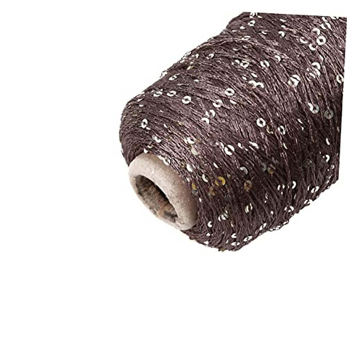 VILLCASE Wool Yarn Dishcloths Yarn Skeins Yarn Knitting Crochet Yarn Knitting Yarn Glitter Yarn Balls Cotton Yarn for Crochet Color Film Sequins Thin Line Dropshipping Coffee Crochet Thread