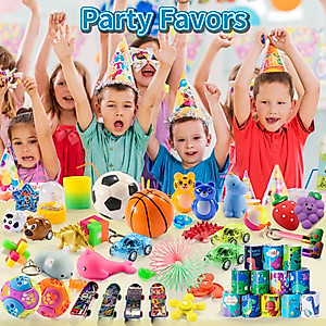 Yutin 120PCS Party Favor for Kids Treasure Prizes box Toys, Goodie Bags Stuffers for Classroom Rewards, Small Fidget Bulk Pinata Toy Fillers, Birthday Gift Little Toy Prize Boy 3-5 4-8-12
