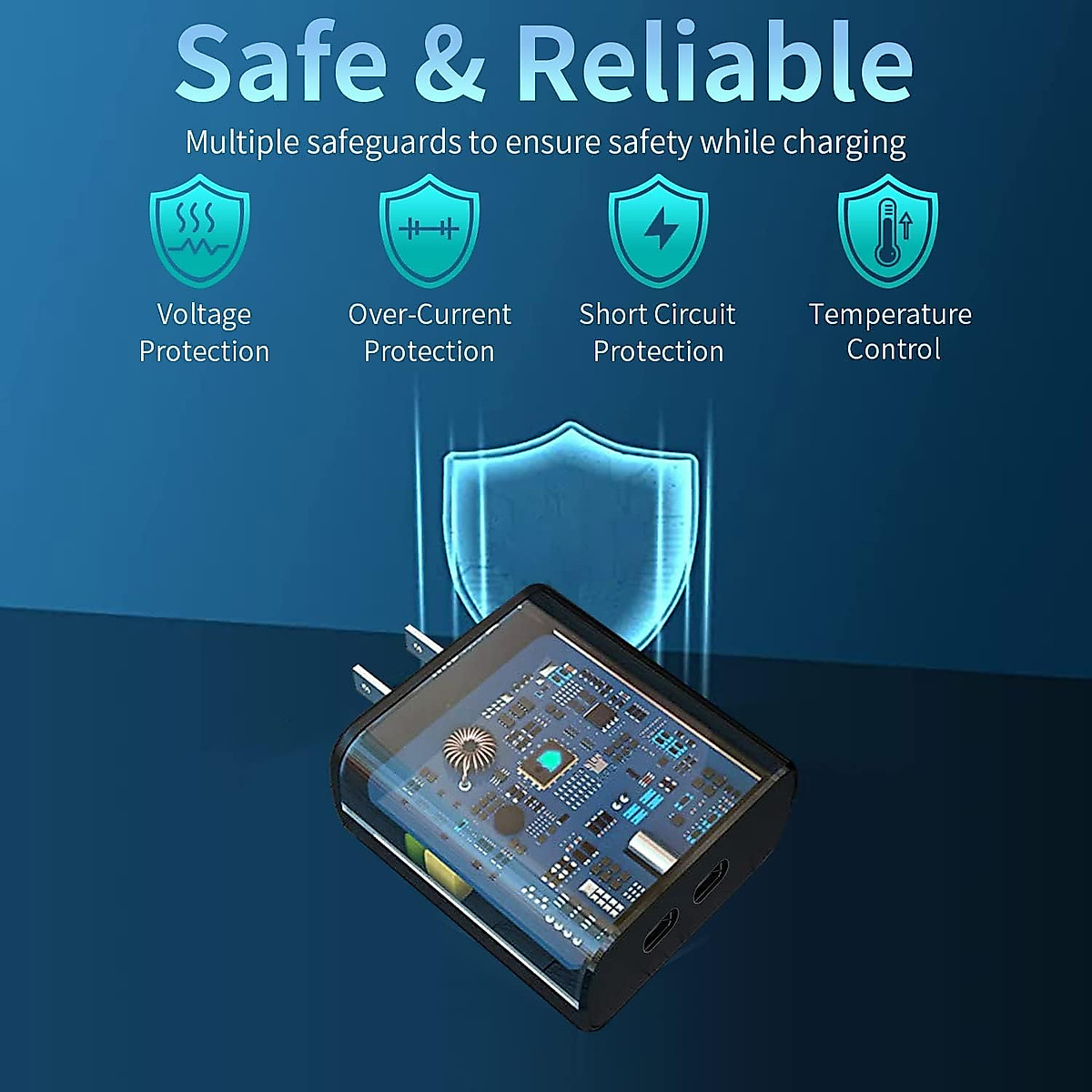 45W Samsung Dual Port USB C Fast Wall Charger with 5FT Type C Charging Cable,Surper Fast Charger Type C Charging Block for Samsung Galaxy S24 Ultra/S24/S24+/S23 Ultra/S23/S23+/S22 Ultra/S22/S22+/S21