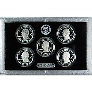 2011 S America the Beautiful Silver Quarters Proof Set - 5 coins - Quarter GEM Proof No Box or COA US Mint
