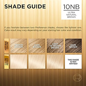 L'Oreal Paris Superior Preference Fade-Defying + Shine Permanent Hair Color, 10NB Ultra Natural Blonde, Pack of 1, Hair Dye