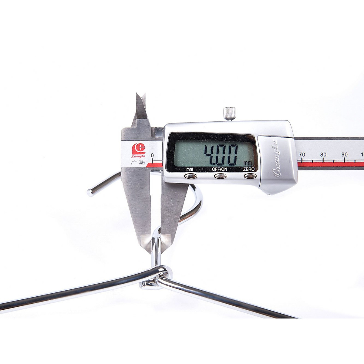 Quality Hangers 16 Pack Stainless Steel Wire Hangers - Ultra Thick 4mm Metal Hangers & Wire Coat Hangers, Seamless Non-Welded Design for Heavy-Duty Closet Organization