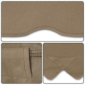 Strong Camel Patio Swing Cover Garden Outdoor Swing Replacement Canopy Cover (73"x52", Taupe)