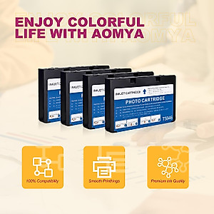 Aomya T5846 Compatible Ink Cartridge,Work with PictureMate PM 225,PM 260,Flash PM 280, Pal PM 200, Show PM 300, Snap PM 240 and PM 290 Printer (1)…
