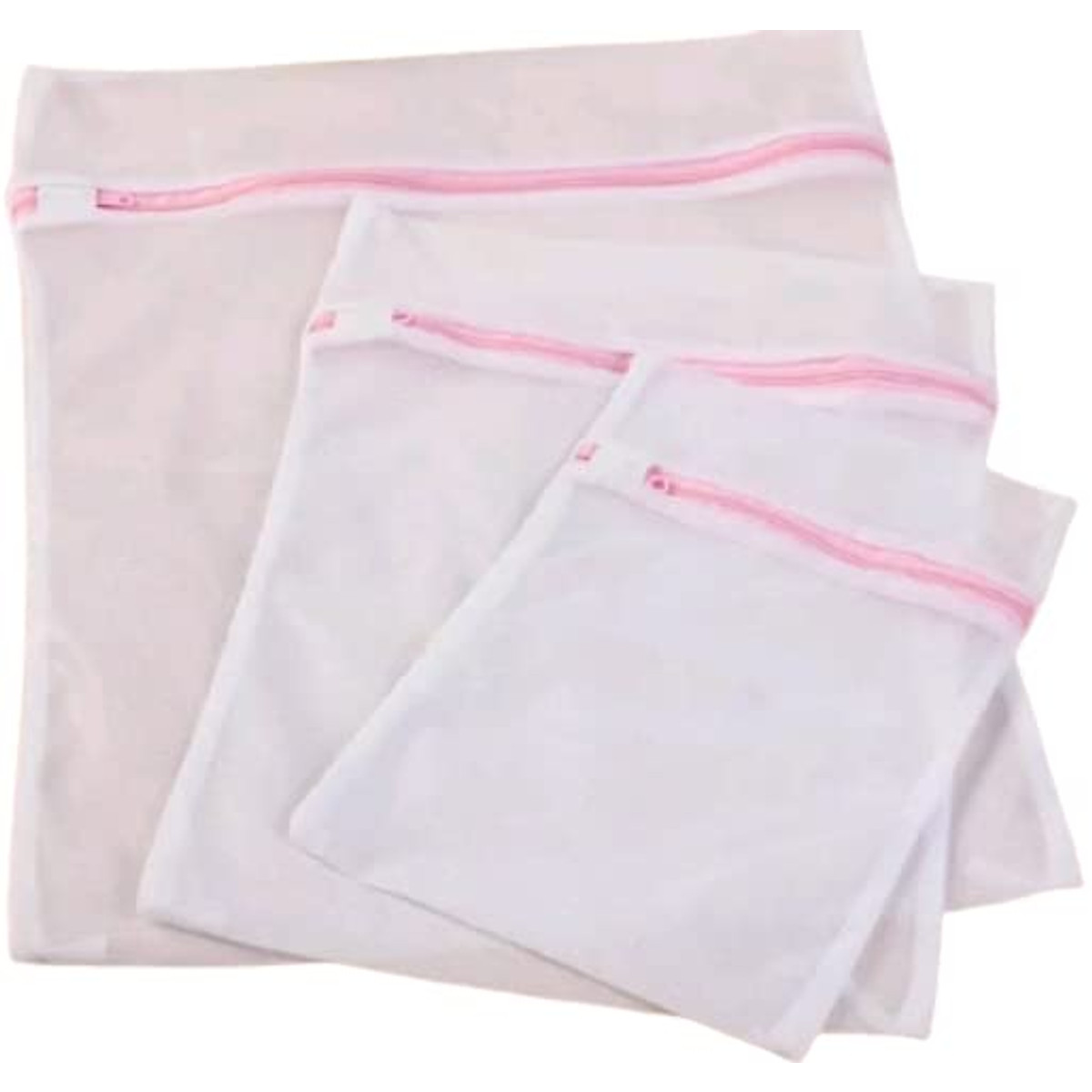 Set of 3 Mesh Laundry Bags-1 Large, 1 Medium & 1 Small Bags. Heavy Duty Fine Mesh Bag for Washing Machine, Laundry Bag for Travel, Lingerie, Sweater, Garment, Undergarment