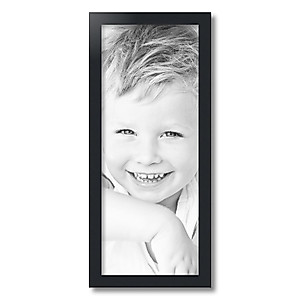 ArtToFrames 10x25 inch Black Picture Frame, 2WOMFRBW72079-10x25