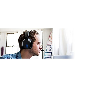 ASTRO Gaming A10 Wired Gaming Headset, Lightweight and Damage Resistant, ASTRO, 3.5 mm Audio Jack, for Xbox Series X|S, Xbox One, PS5, PS4, Nintendo Switch, PC, Mac- Black/Blue