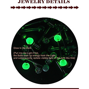 Prjndjw 14G Nipple Rings Surgical Steel Tongue Rings Plastic Nipple Piercing Barbell Nipplering Diamond CZ Body Piercing Jewelry Retainer for Women Men 14mm Length Size Silver-tone 8Pairs