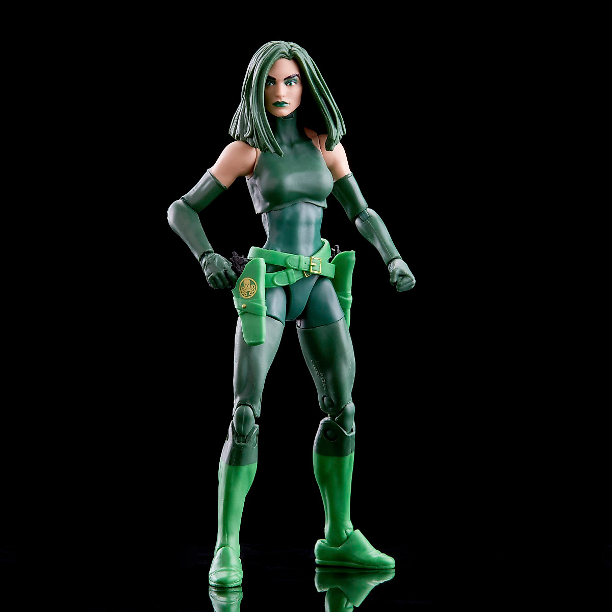 Marvel Legends Series Madame Hydra Comics Action Figure 6-Inch Collectible Toy, 4 Accessories, 1 Build-A-Figure Part.