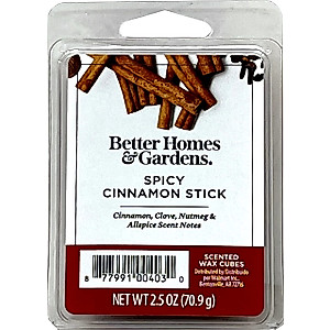 Better Homes and Gardens Spicy Cinnamon Stick Scented Wax Cubes