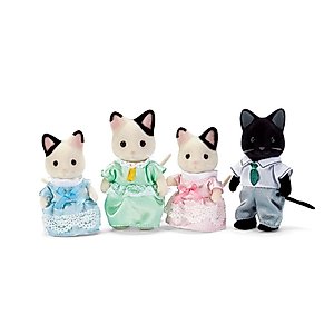 Calico Critters Tuxedo Cat Family Set