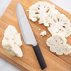 Rada Cutlery French Chef Knife Stainless Steel Blade Resin Made in USA, 13 Inch, Black Handle