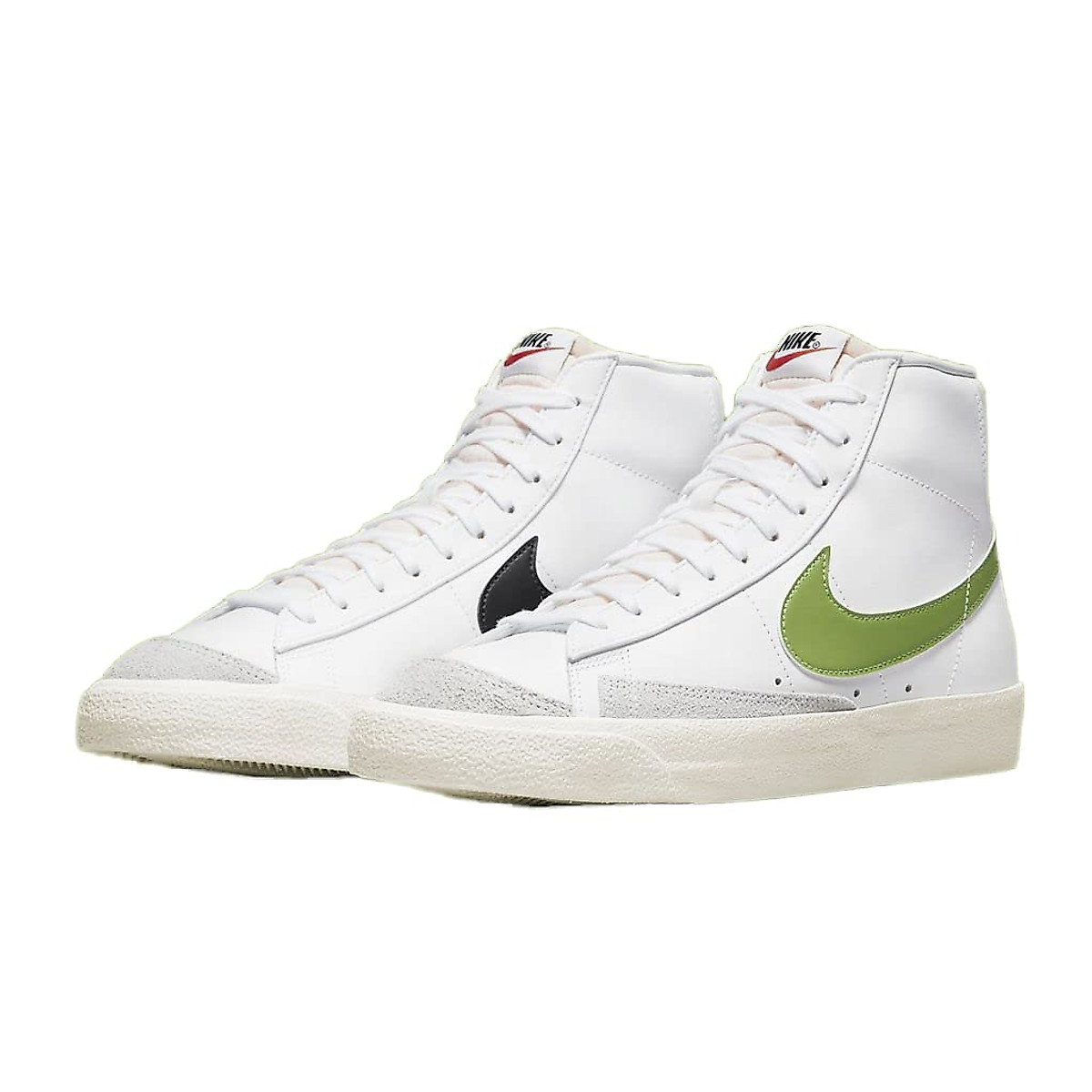 Nike Unisex Blazer Mid '77 Shoes Basketball, White Chlorophyll Black Sail, 11 US Women