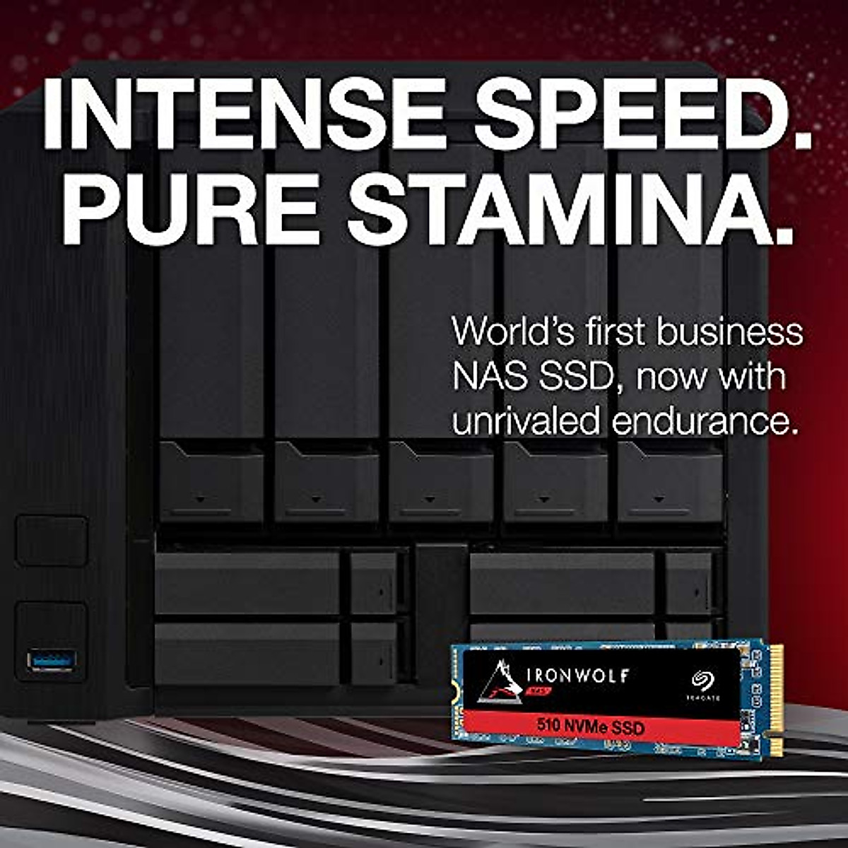 Seagate IronWolf 510 1.92TB NAS SSD Internal Solid State Drive – M.2 PCIe for Multibay RAID System Network Attached Storage, 3 Year Data Recovery (ZP1920NM30011)