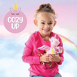 PREXTEX Unicorn Stuffed Animals (4 Cute Plush Unicorns Gifts for Girls), Machine Washable - Unicorn Toys for Girls & Boys Ages 3-5+